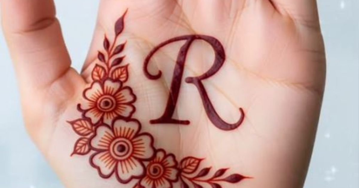 A to Z Alphabet Mehndi Design for Hands and Finger